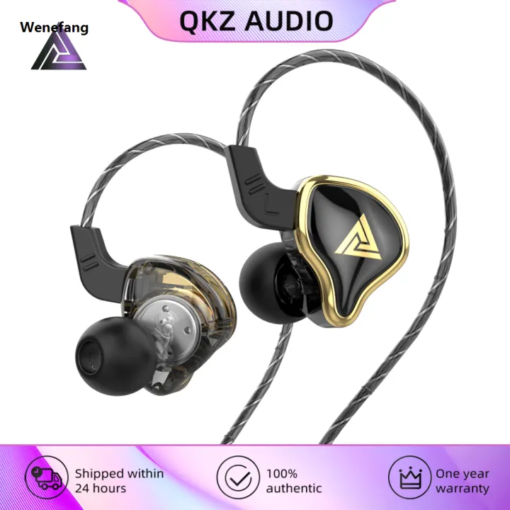 Wenefang 【New design】Qkz Ak6 Ares Dynamic Earphone Detachable Wired ...