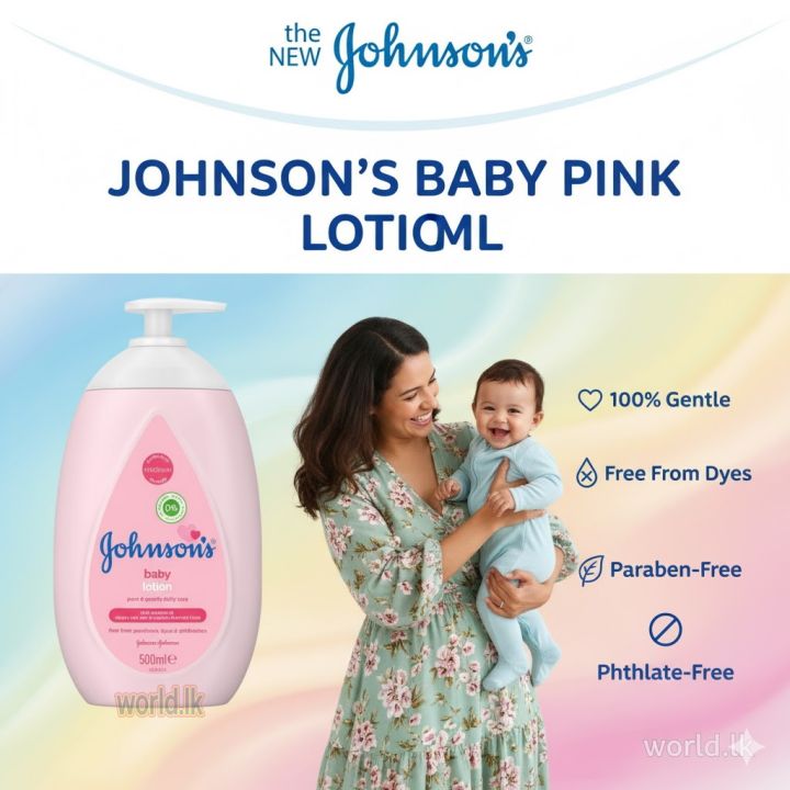 500ml Johnsons Baby Lotion Pink Gentle and Mild for Delicate pjo Skin ...