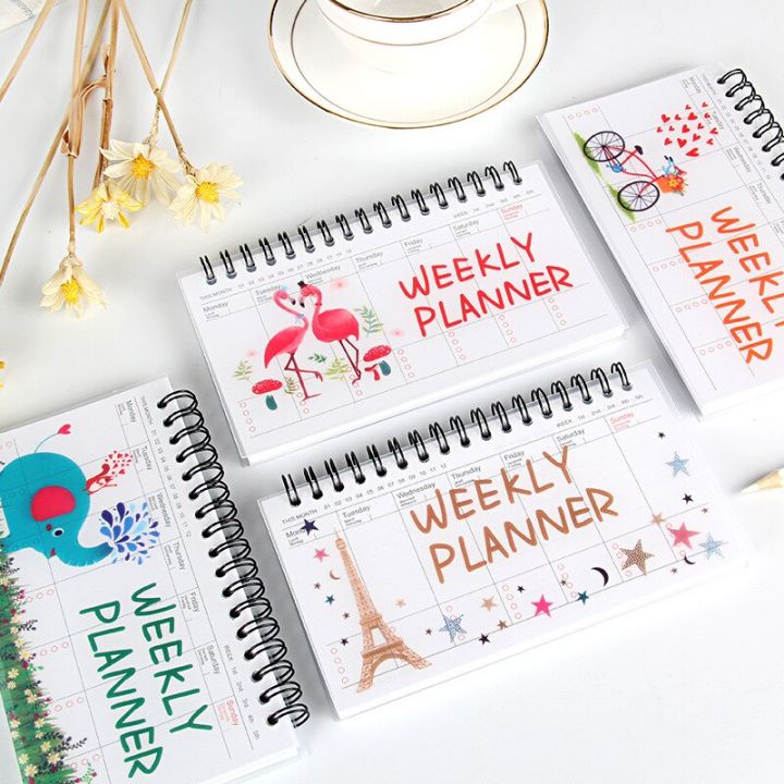 Kawaii Weekly Planner Notebook Journal Agenda 2023 Cure Diary Organizer ...