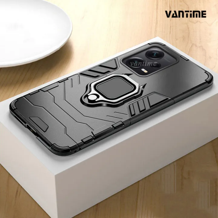 Vantime for Xiaomi Redmi Note 12 Pro+ / Note 12 Pro Plus 5G Case Hard Shockproof Stand Holder ...