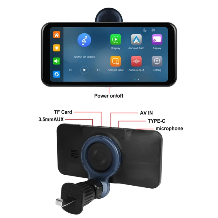Portable Radio Bluetooth Car Radio Wireless Carplay Android Car ...
