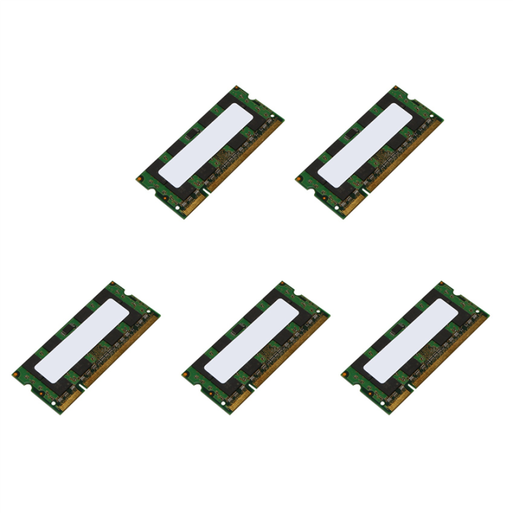5X 2GB DDR2 RAM Memory 667Mhz PC2 5300 Laptop Ram Memoria 1.8V 200PIN ...