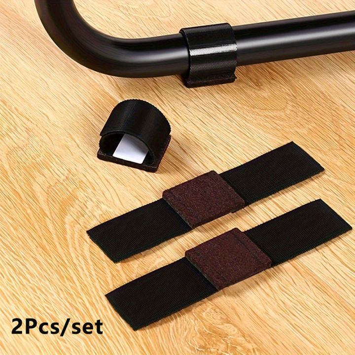 Office Chair Leg Felt Pads Covers Non-Slip Hook Loop Fasteners For ...