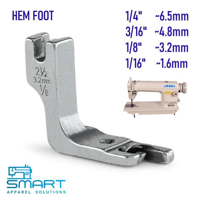 Hem Foot for Industrial Sewing Machine Rolled Hem Presser Feet for ...