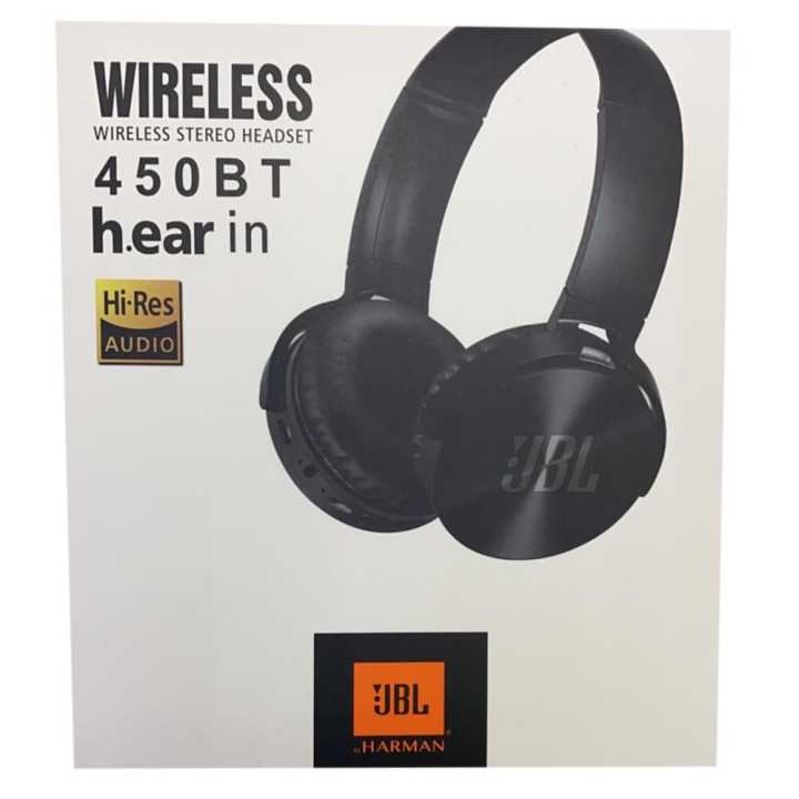 Wirelesss Stereo Headset 450 BT - Black | Daraz.lk