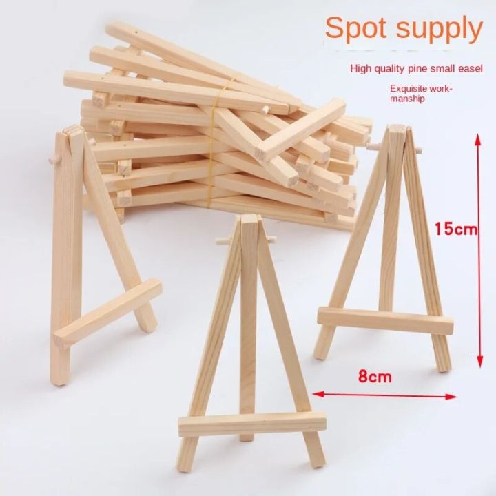 Mobile Phone Ipad Stand Small Easel Wooden Stand Mini Triangle Stand ...