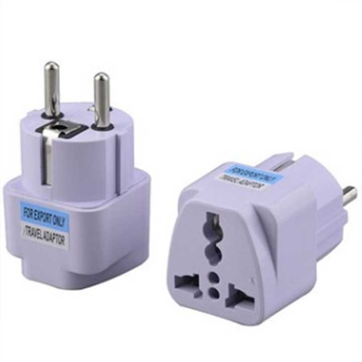 Universal EU German Conversion Plug Adapter European Germany Australia ...
