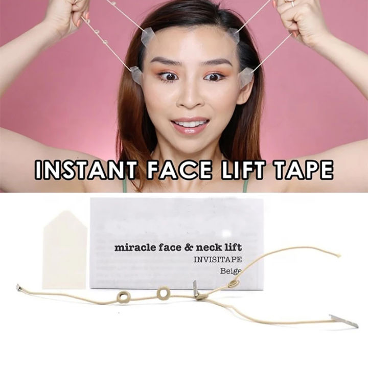 40 Pcs Face Lifting Tape Invisible V-Line Patch Bands Kit Thin Facial ...