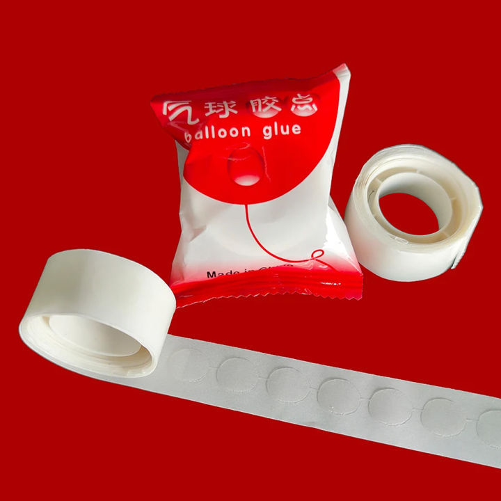 100 Points Balloon Attachment Glue Dot Attach Balloons to Ceiling or ...
