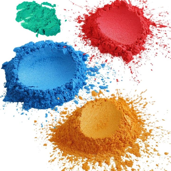 Mica Powder Metallic Color Pigments 8 Main Colors for Resin DIY 2g-10g ...