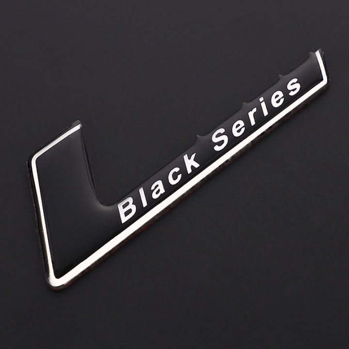 【beauty code】Metal Car Sticker Emblem Badge Decals Black Series Sticker ...