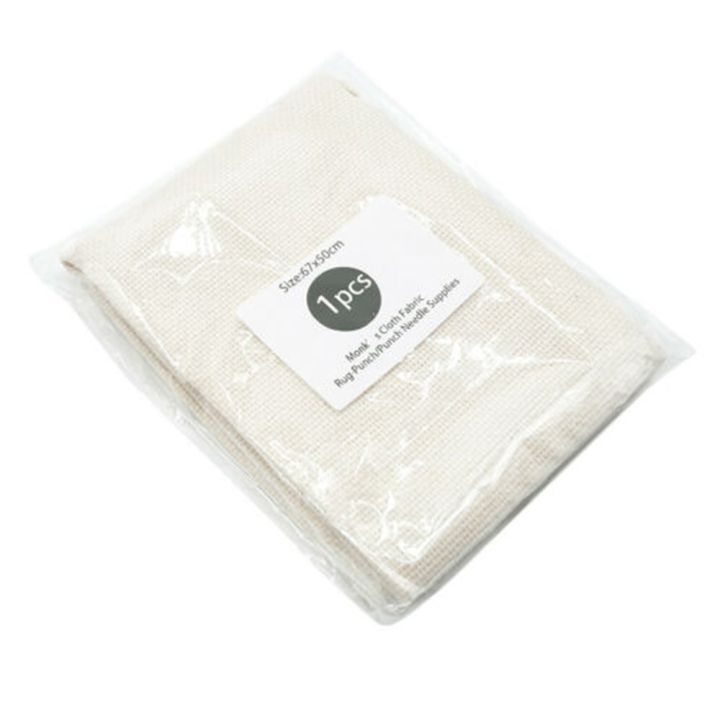 Handmade Cotton Yarn Monks Cloth Punch Needle DIY Embroidery Needlework ...