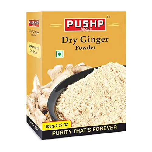 Pushp Dry Ginger(Adrak) Powder(100g Pack of 1)(FROM INDIA) | Daraz.lk