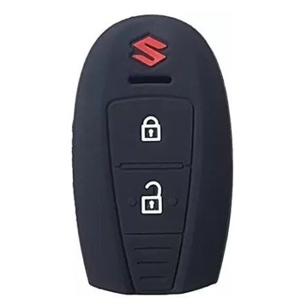 Silicone Car Key Remote Cover Maruti Suzuki Baleno (Black) Car Key ...