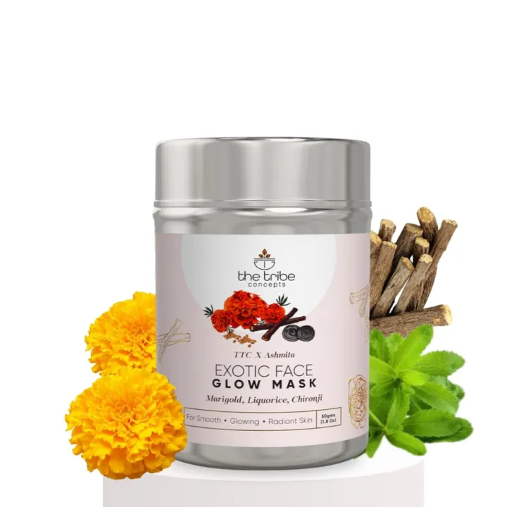 The Tribe Concepts Exotic Face Glow Mask Powder for Tan, Pigmentation ...