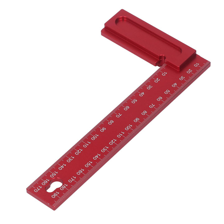 Positioning Aluminium Alloy L Ruler Carpenter Tool For Cutting Scribing ...