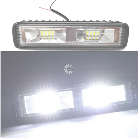 48W LED Fog Lights Spot Beam Led Light Bar For Trucks Jeep ATV SUV DRL ...