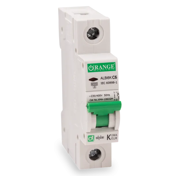 10A Alpha 1 Pole 230/400V MCB Breaker Orange| 5 Years Warranty | Orange ...
