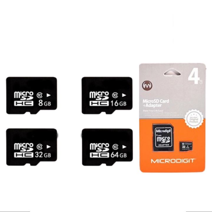 Microdigit SD Card 4GB Memory Card With Adapter | Daraz.lk