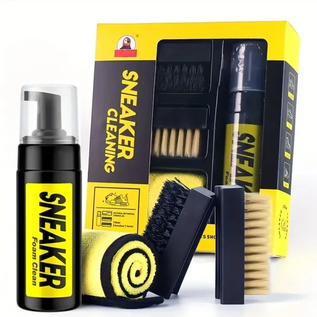 SNEAKER FOAM CLEANING KIT Shoe Cleaner Kit – Premium Leather, Suede ...