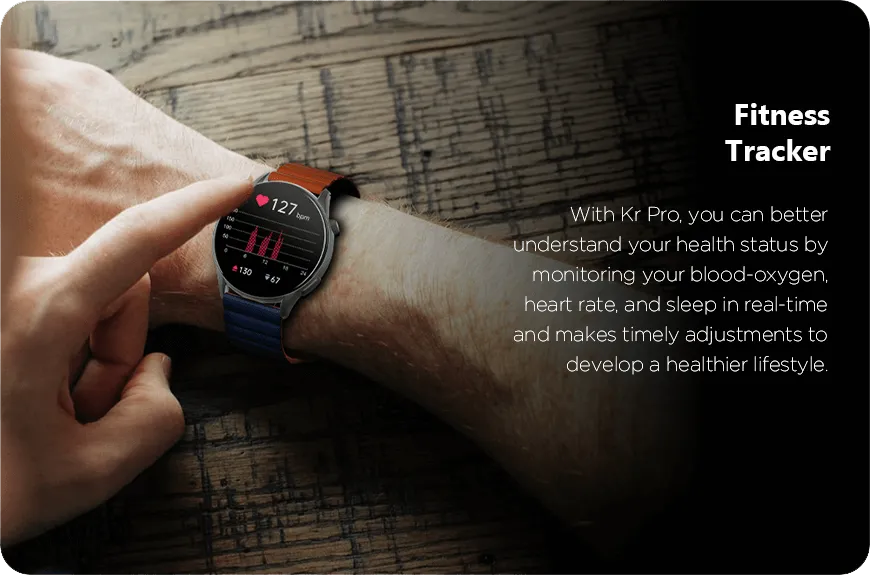 Kieslect Watch Kr Pro Calling Smart Watch with 1.43 AMOLED Display ...