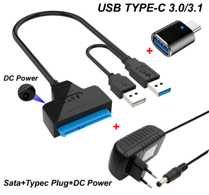 External SSD HDD Hard Drive CD-ROM OPTICAL DRIVE SATA III 3 TO USB 3.0 ...