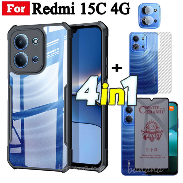 4 in 1 Redmi 15C Shockproof Phone Case For Redmi 15C 5G Redmi 14C Full ...