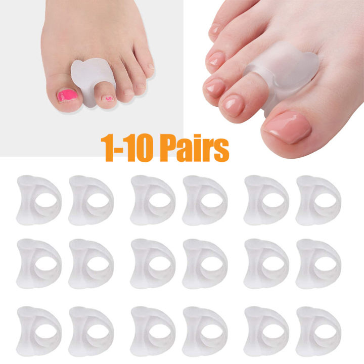1-10Pairs Toe Separator Insoles Ring Separation Hallux Valgus ...