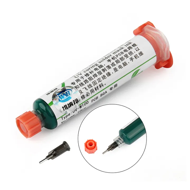 10CC Green Curable Solder for BGA Circuit Board Protect Welding Paste ...