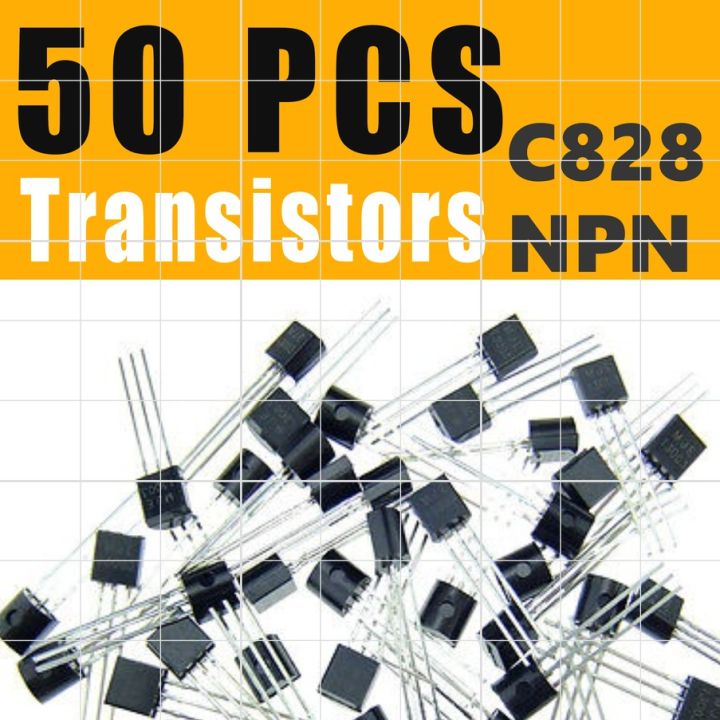 50PCS - C828 C 828 NPN Transistors for electronic circuits Amplifier ...
