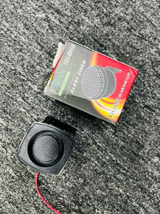 DC 12V / 24V 120dB KX-5018 6 Tone Mini Siren House Alarm Siren DC Small ...