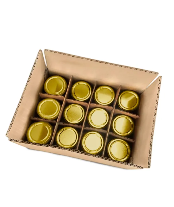 Glass Jar 250g TT Jar 12 JARS for Spices, Tea, Coffee, Sugar, Powder ...