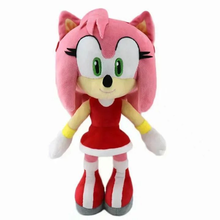Sonic cute play through hedgehog Amy Meck plush toy card 30cm Sony Rose ...