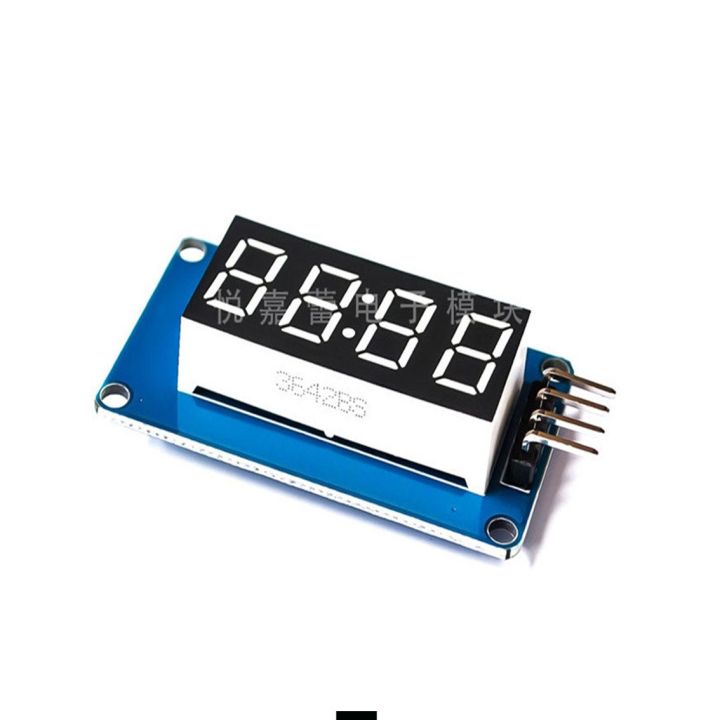 4-digit digital tube display module LED Clock Display brightness clock ...