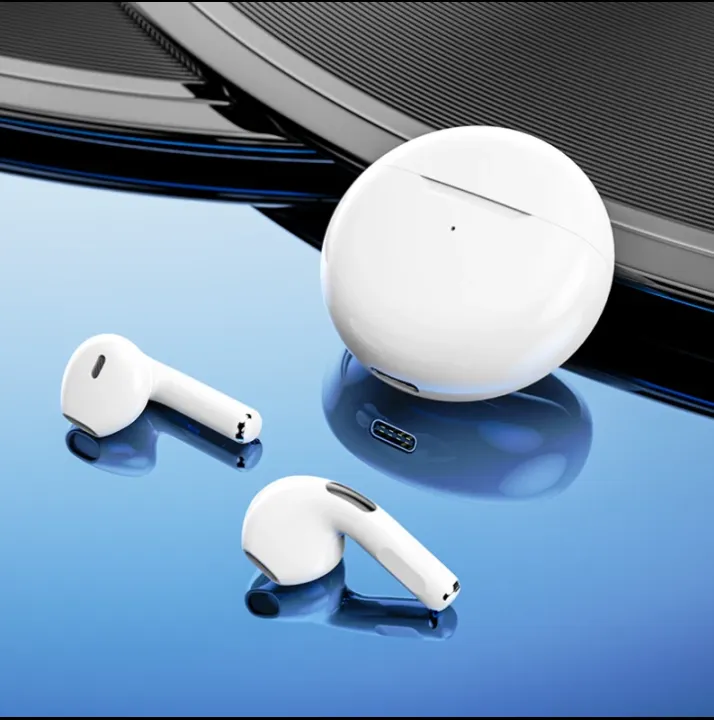 Pro 6 TWS Bluetooth Headsets Wireless Earbud Gaming Mini Half in Ear ...