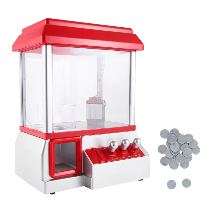 Kids Mini Arcade Game Machine Vending Music Candy Grabber Coin Operated ...