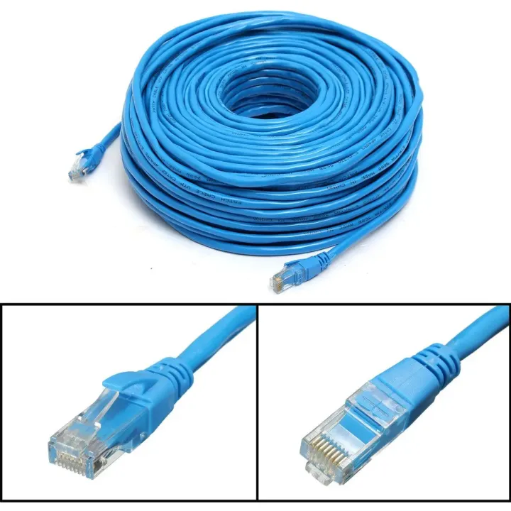 Cat 6 Ethernet Cable LAN Network Cord Internet POE Cable Supports Cat6e ...