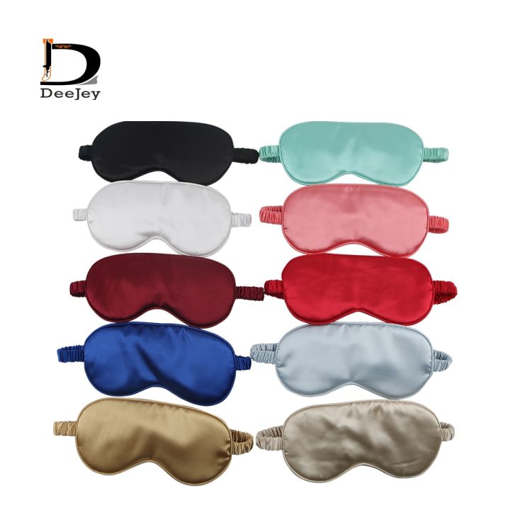 Satin silk eyemask for sleeping Patch Shading Sleep Eye Mask Travel ...
