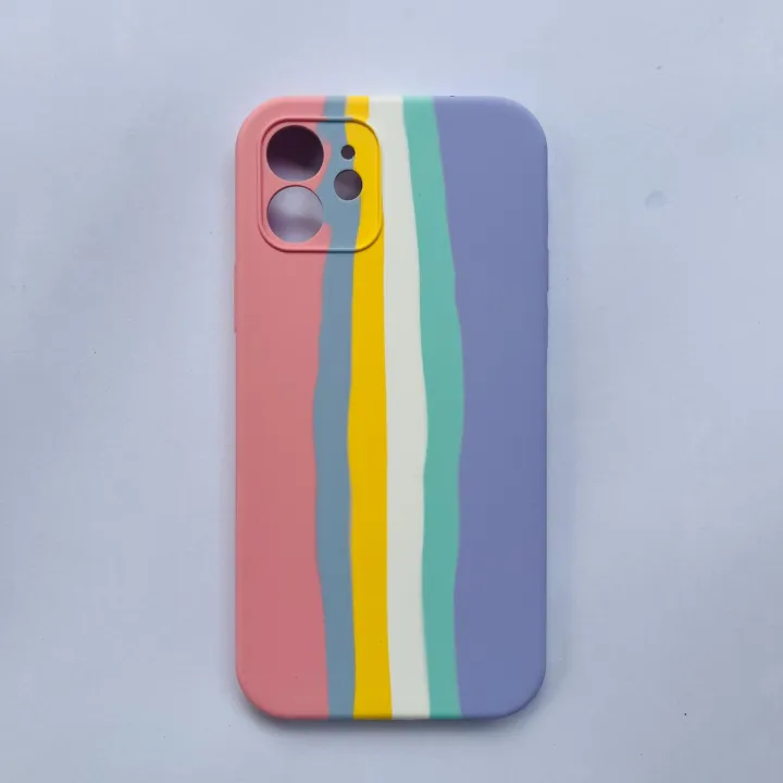 High Quality Rainbow Backcover For Iphone 12 | Daraz.lk