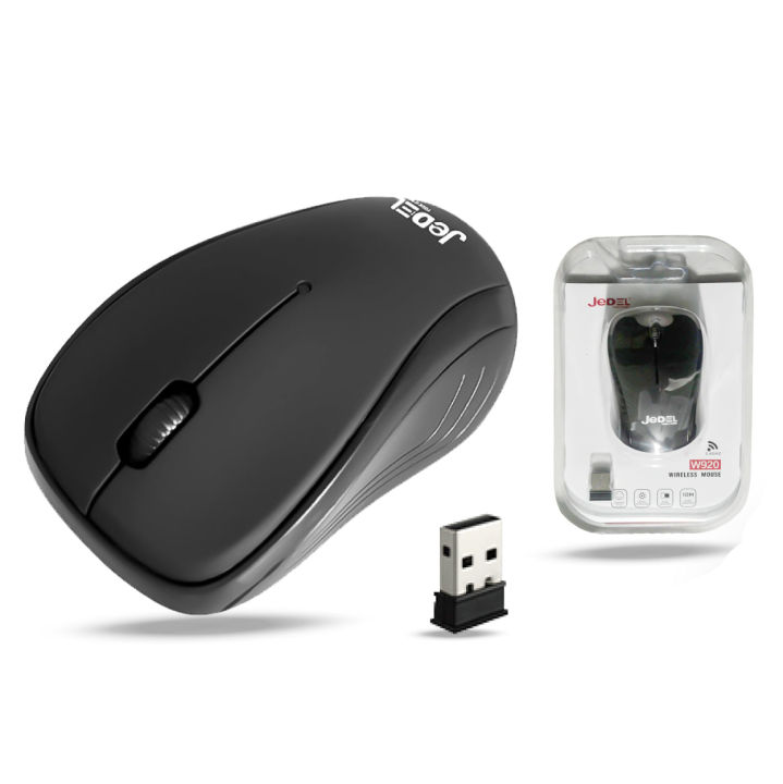 JeDEL 6D Wireless Mouse W920 With USB For Computers Laptops and CCTV | Daraz.lk