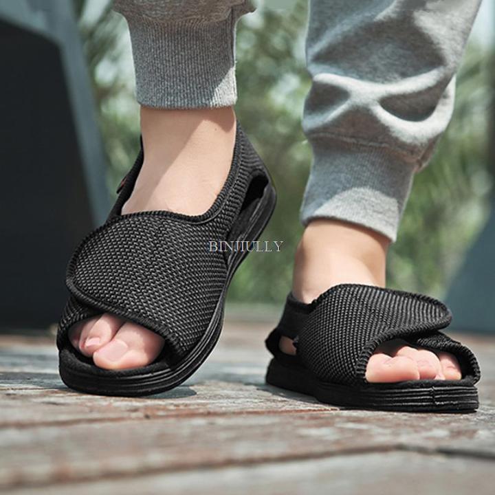 Summer Comfortable Diabetic Shoes foot fat thumb instep height Foot ...