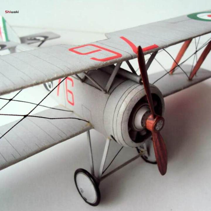 Biplane Fighter DIY Assemble Toys, 3D Fighter Paper Model , Papercraft ...