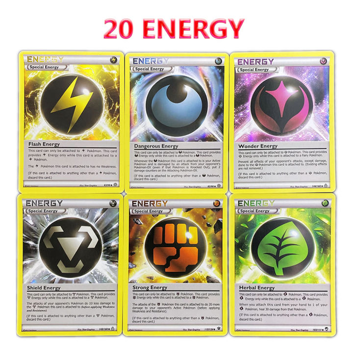 【YIYANGMAOYI111】Random 10-20PCS English Pokemon Shining Card Pokémon ...