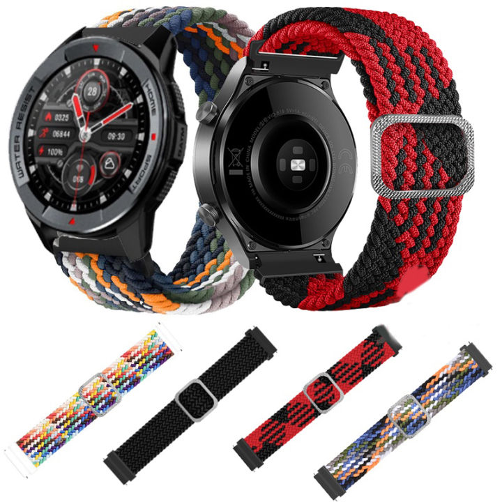 Elastic Braided Strap For Mibro A1 X1 Band Nylon Adjustable Bracelets ...