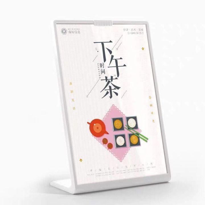 【Discount】 A6 Plastic QR Code Display Stand Counter Sign Stand Menu ...