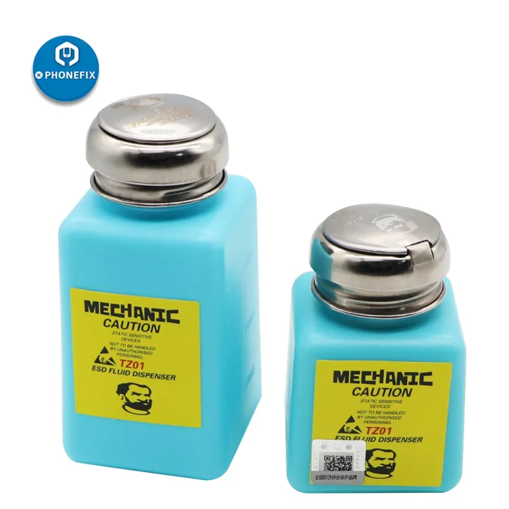 Mechanic 180ml Plastic Liquid Bottle For Filling Cleaning Esd Fluid ...