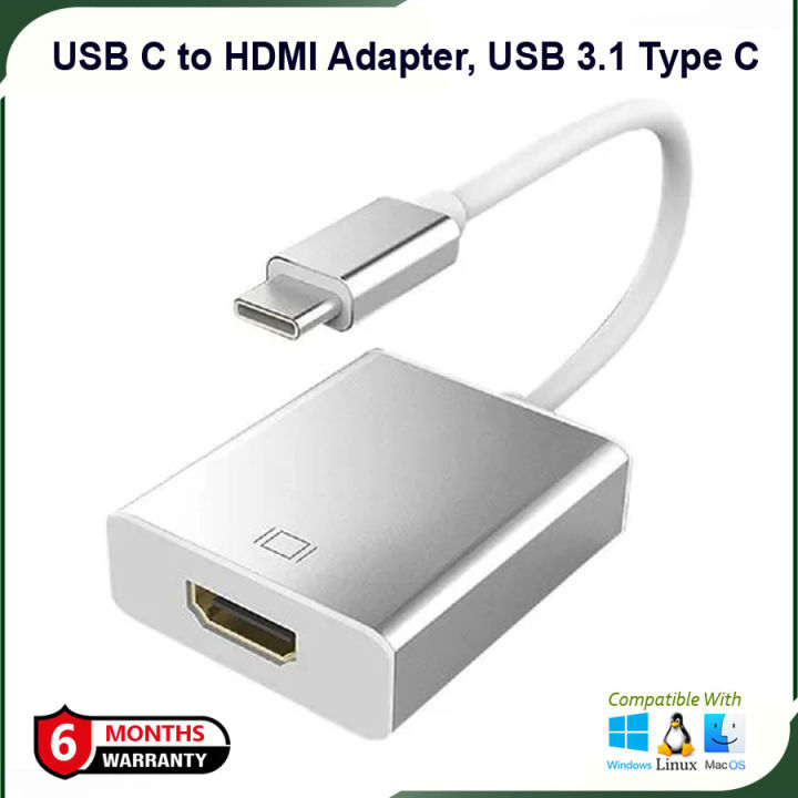 USB Type C to HDMI Converter Adapter 4K MONITOR , HDTV Digital Adapter ...