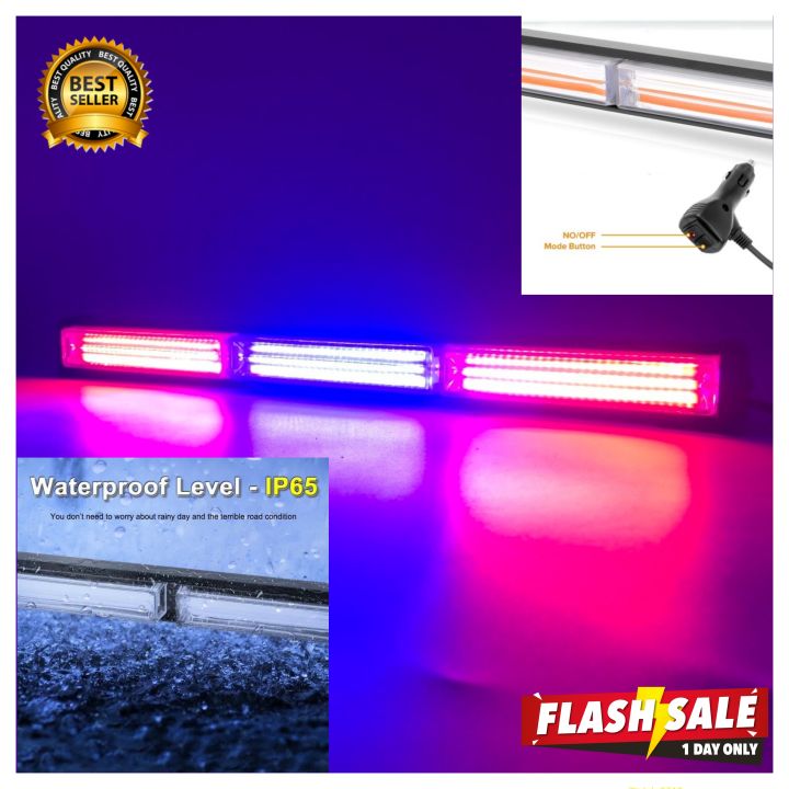 Vehicle 12V Strobe Metal Cover High Quality VIP Emergency Warning Flash ...