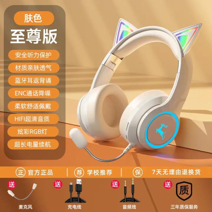 〓Highest Level〓COD〓 Back Book Ear Return Headphones Over-Ear Bluetooth ...