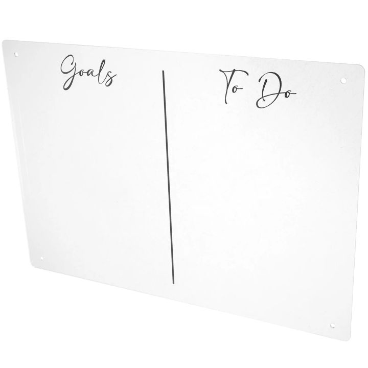 Magnetic Force Acrylic Note Board Office Whiteboard to Do List Weekly ...